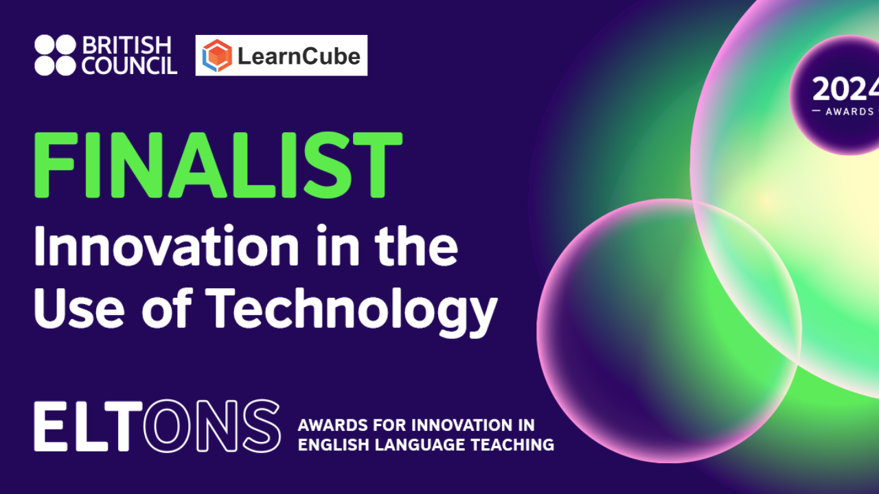 ELTons Awards 2024: LearnCube’s Virtual Classroom Recognized for Innovation in Education Technology